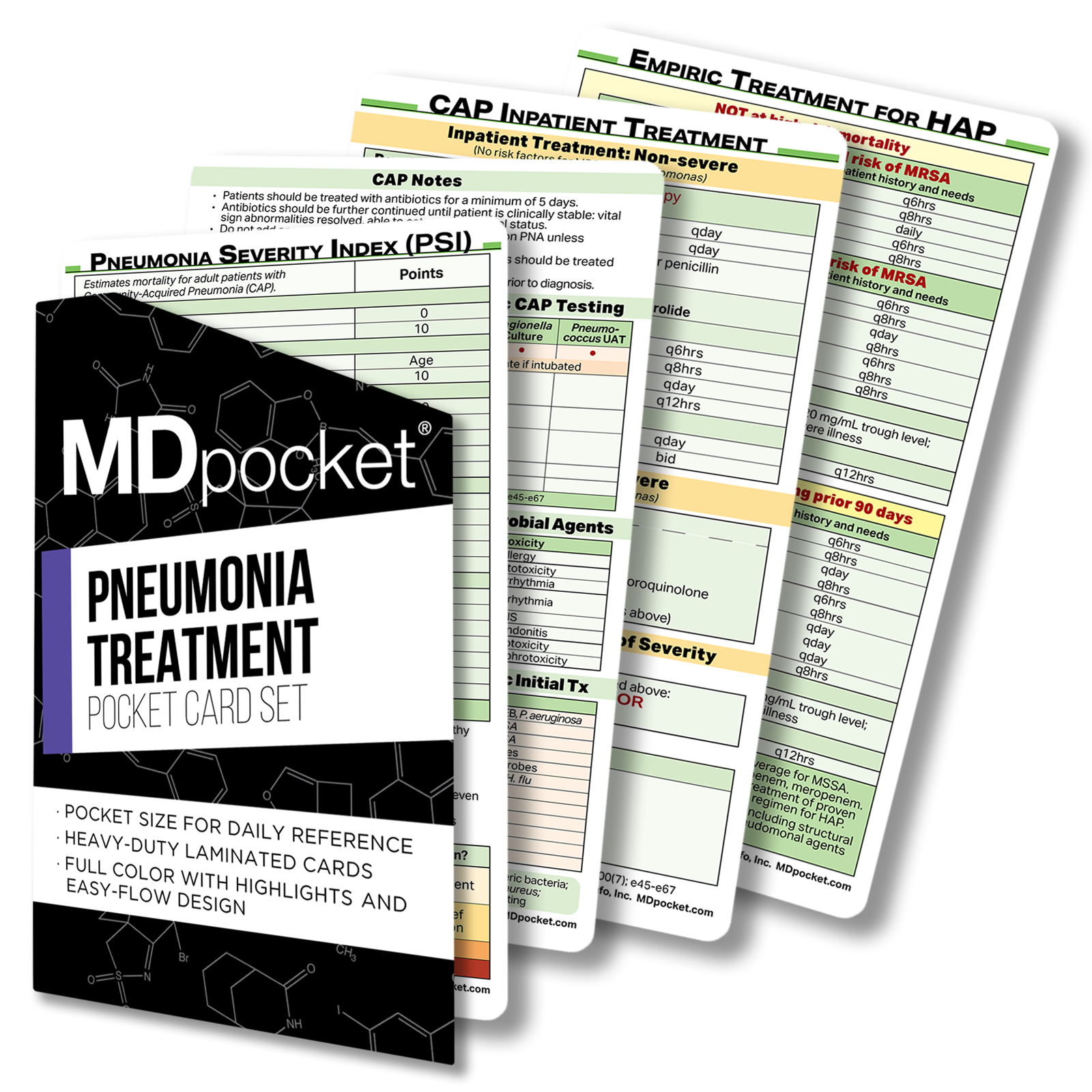 Pneumonia Treatment Card Set